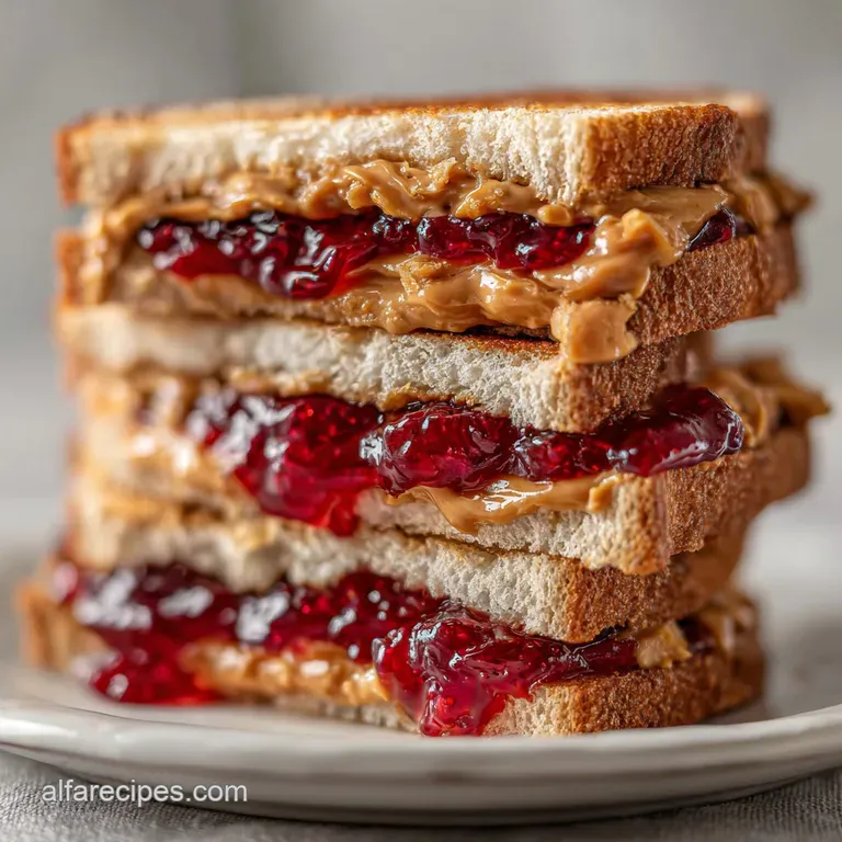 Low Calorie Peanut Butter and Jelly Sandwich for Meal Prep…